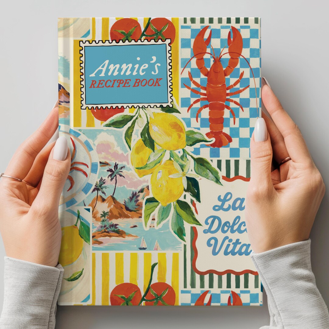 Custom Recipe Book for Own Recipes Personalized Cookbook Write Your Own ...