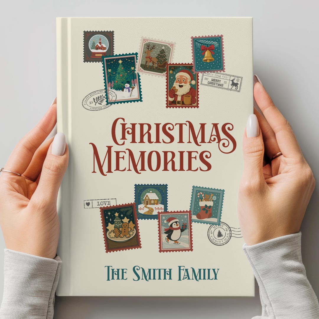 Christmas Memory Book Personalized Family Keepsake Gift - Etsy
