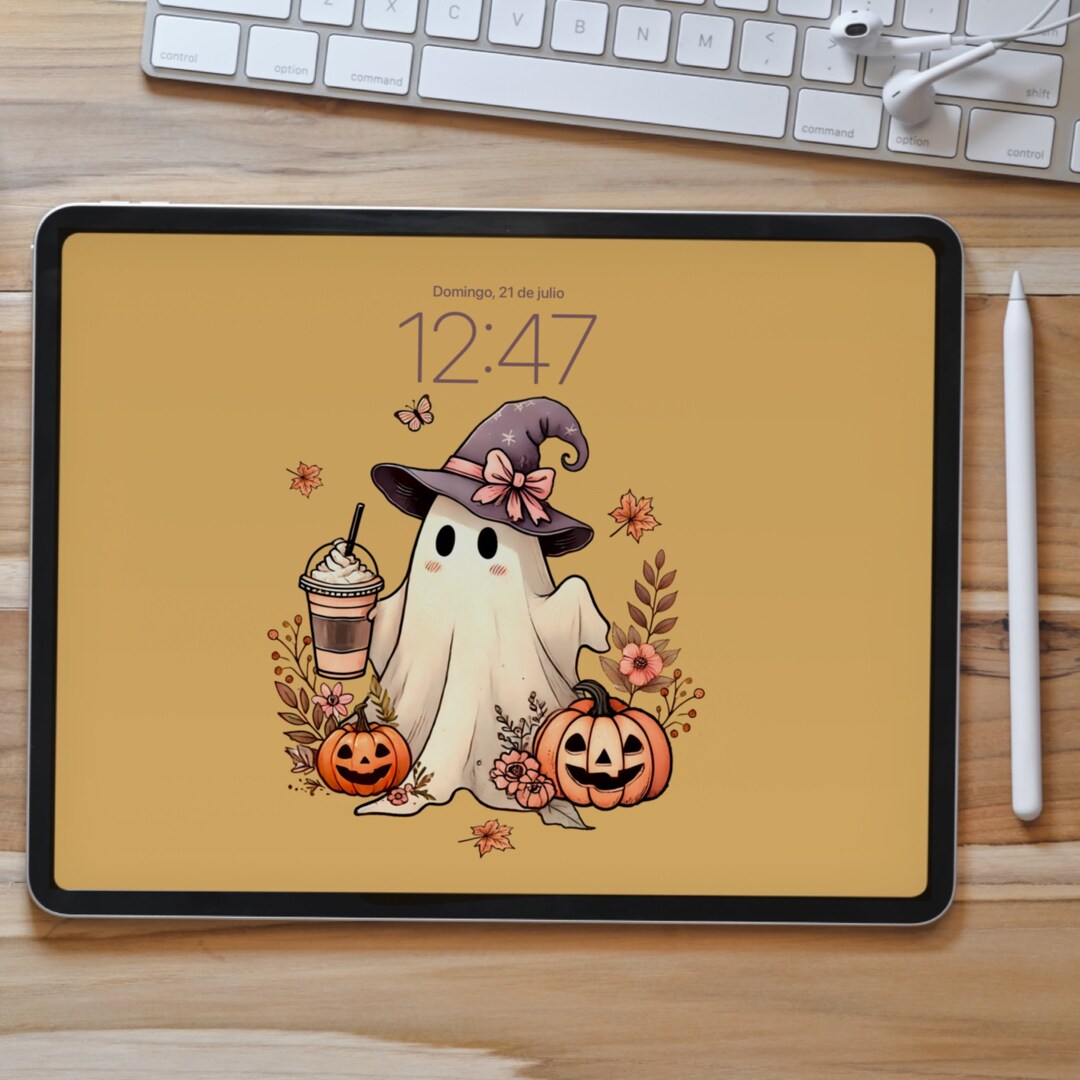 IPad WALLPAPER Halloween iPad Background Wallpaper, Fall iPad Aesthetic ...