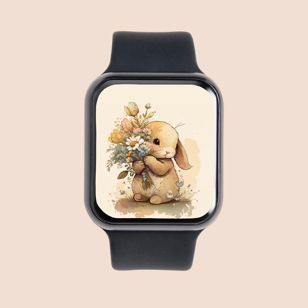 Apple Watch Wallpaper Easter Bunny, Apple Watch Wallpaper Beige, Apple ...