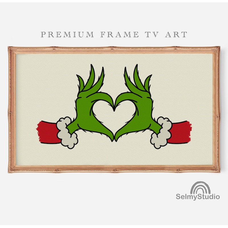 Grinch Picture Frame - Etsy