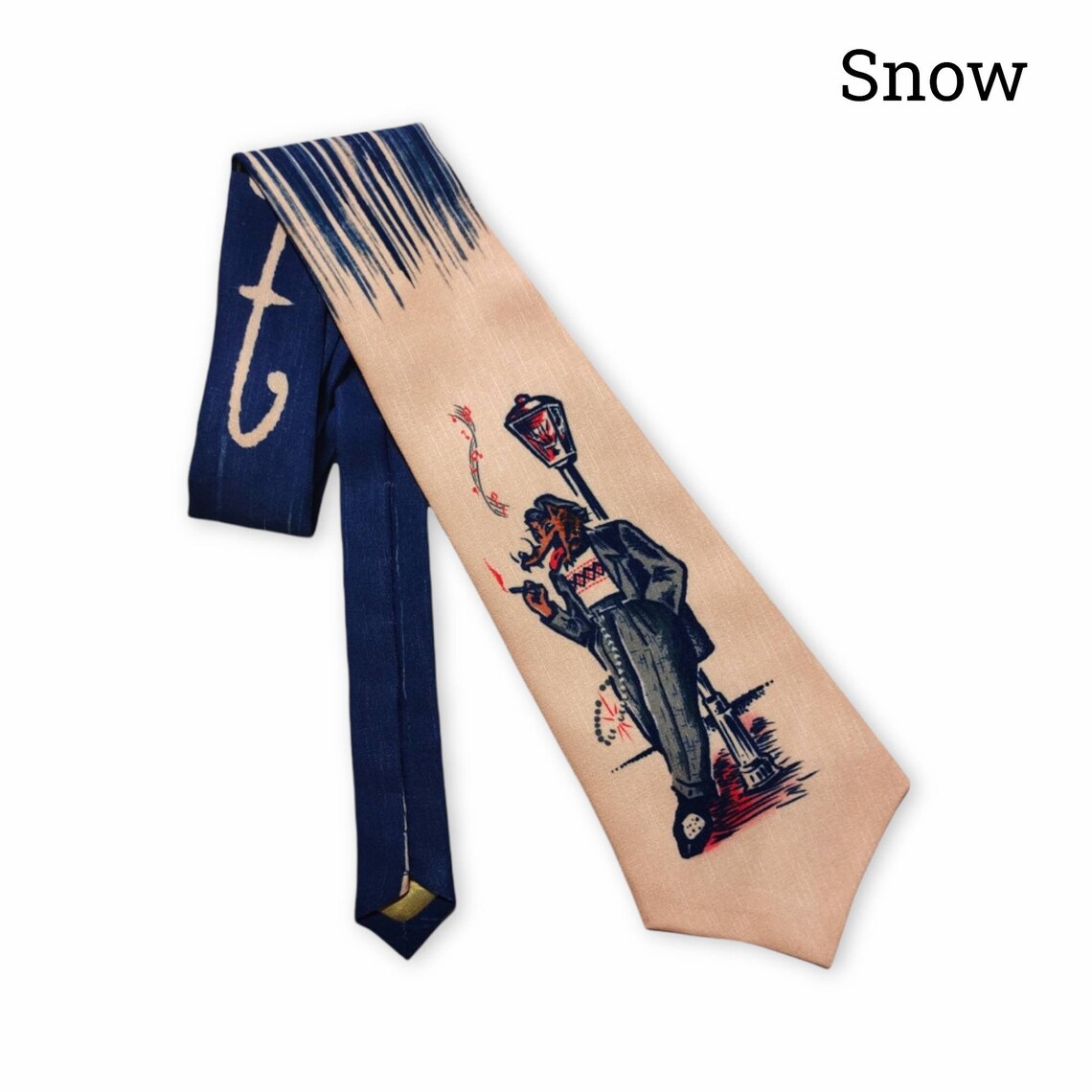 Killer Whistlin' Wolf Neckties Rockabilly Imperial | Etsy