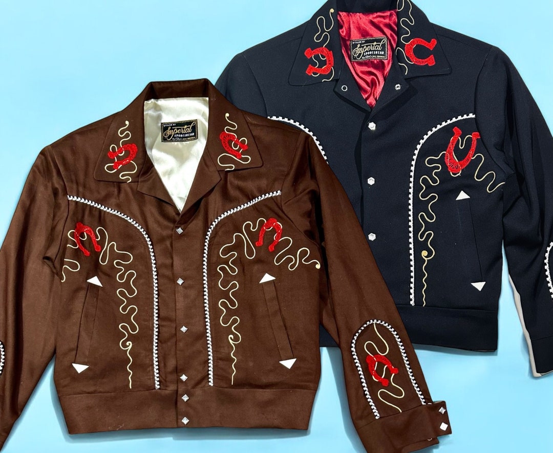 Killer Rockabilly Western Gab Jacket Embroidery Now Killer Rockabilly Western Gab Jacket Embroidery Now