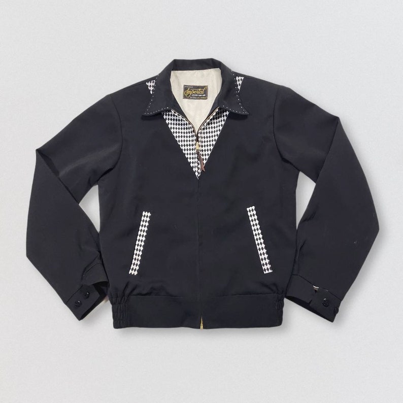 Killer Rockabilly Two Tone Checker Ricky Jacket - Etsy