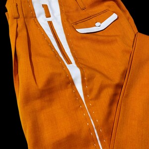 Killer Rockabilly Pistol Pants Orange White Imperial - Etsy