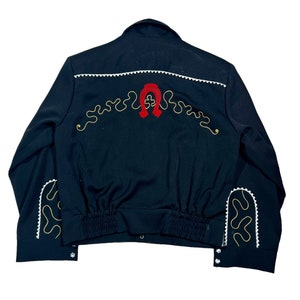 Killer Rockabilly Western Gab Jacket Embroidery Now Available in Brown ...