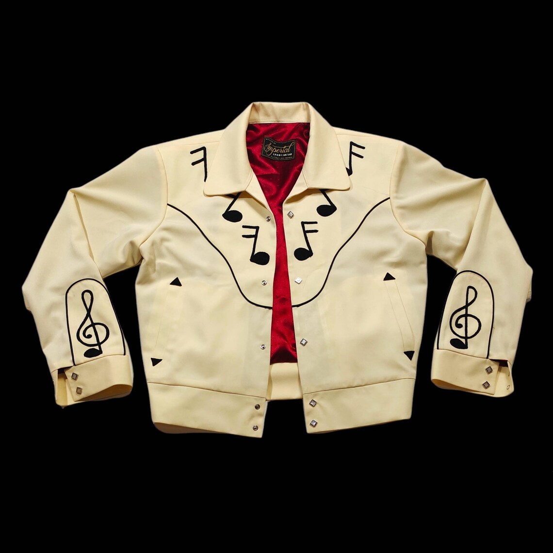 Musical Note Western Gab Jacket Imperial - Etsy