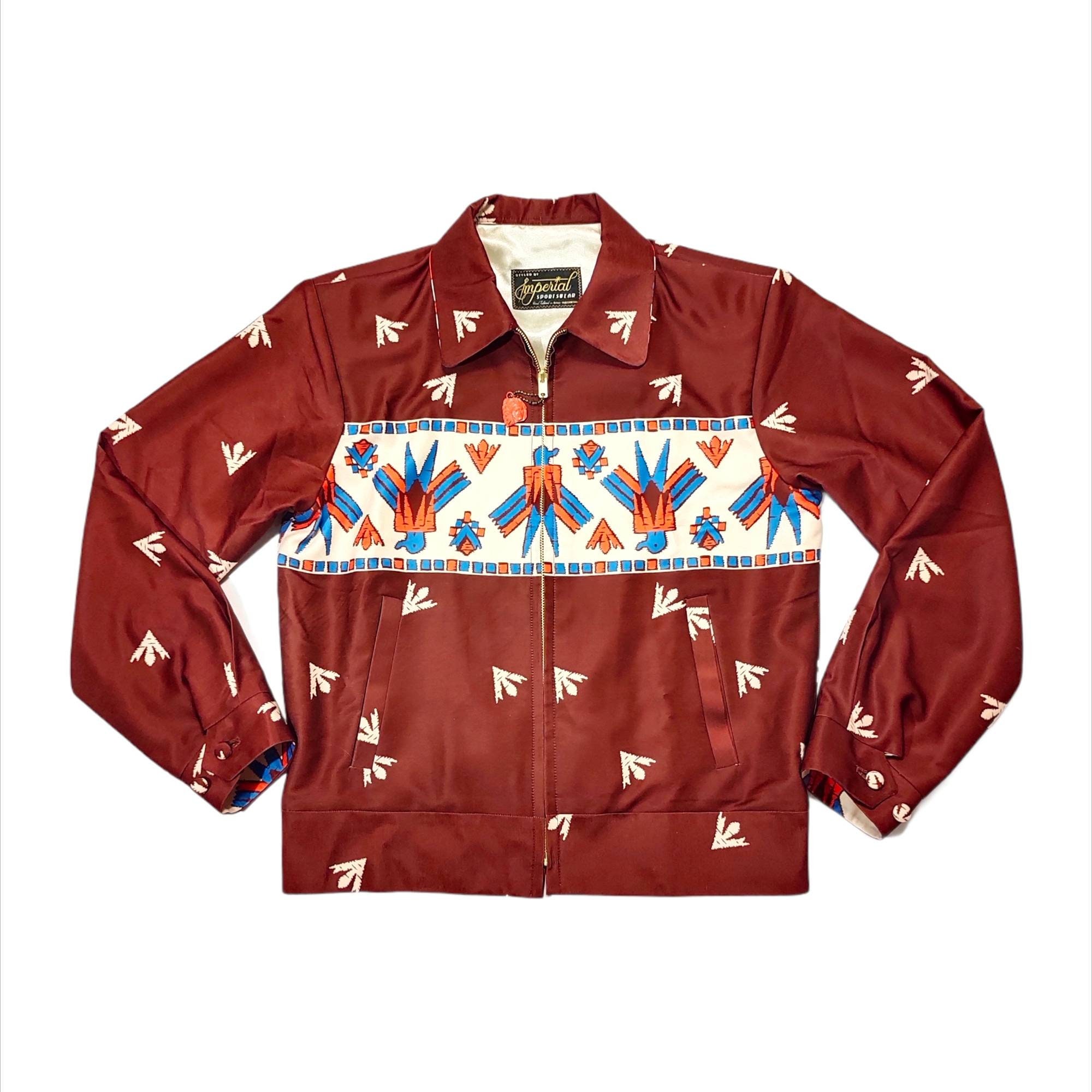 Rockabilly Thunderbird Gab Jacket Brown Rockabilly Thunderbird Gab Jacket Brown