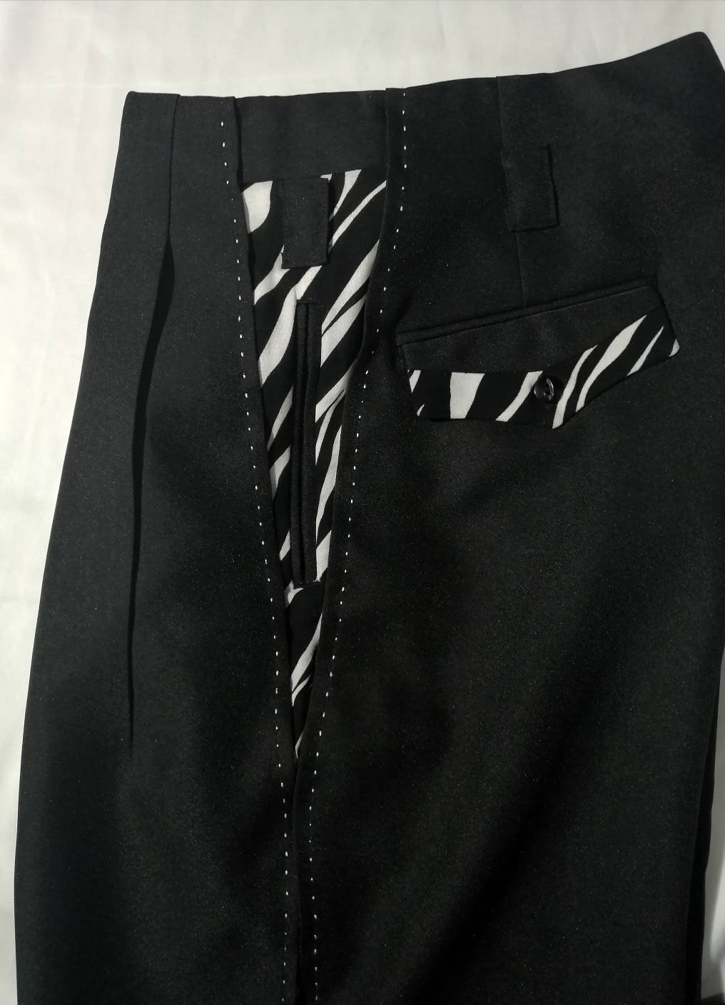 Killer Two Tone Zebra Pistol Pants Rockabilly