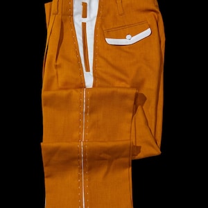 Killer Rockabilly Pistol Pants Orange White Imperial - Etsy