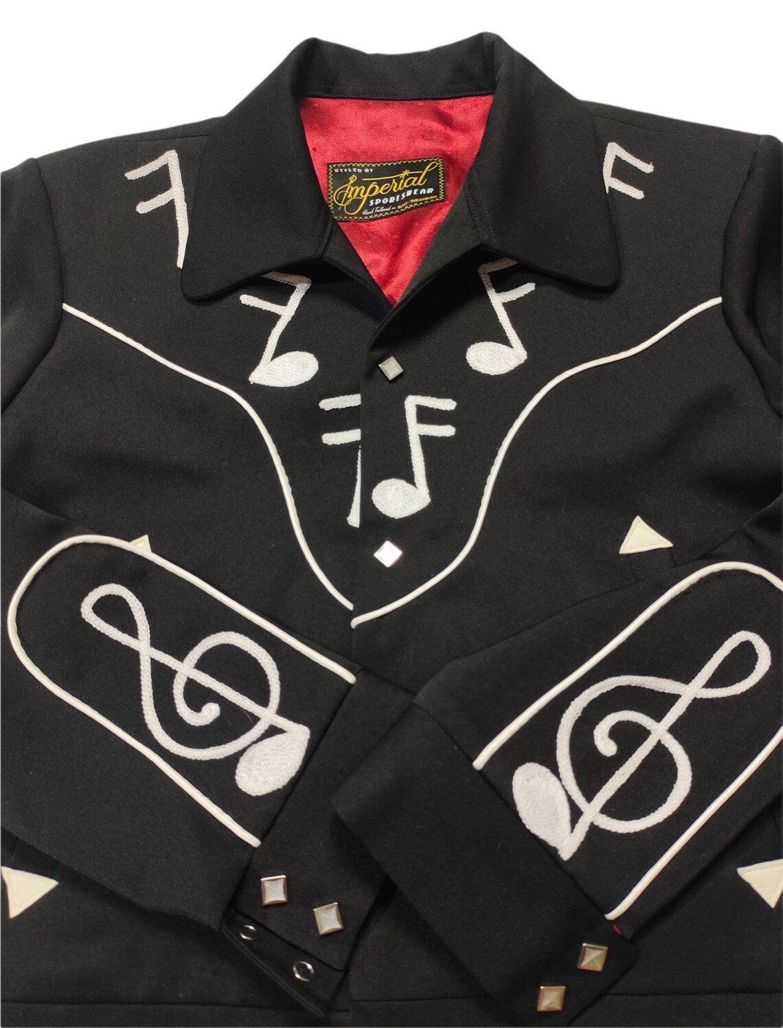 Musical Note Western Gab Jacket Imperial - Etsy