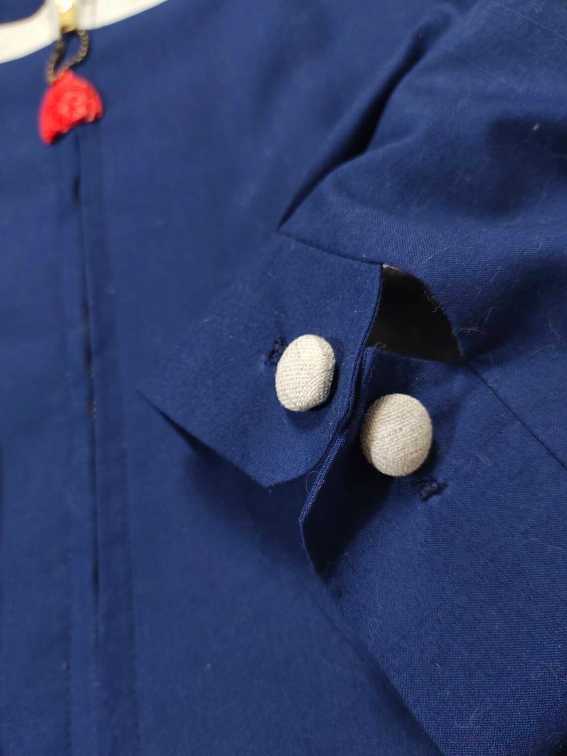 Classic Two Tone Navy Slub Fleck Ricky Jacket VLV | Etsy