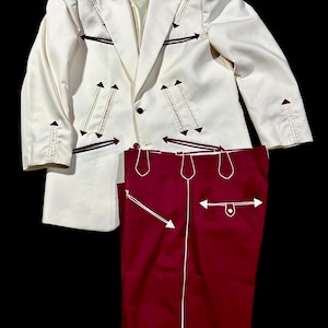 Killer Western Frontier Rockabilly Two Piece Suits Imperial - Etsy