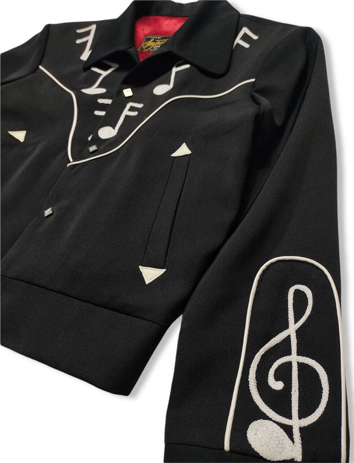 Musical Note Western Gab Jacket Imperial - Etsy