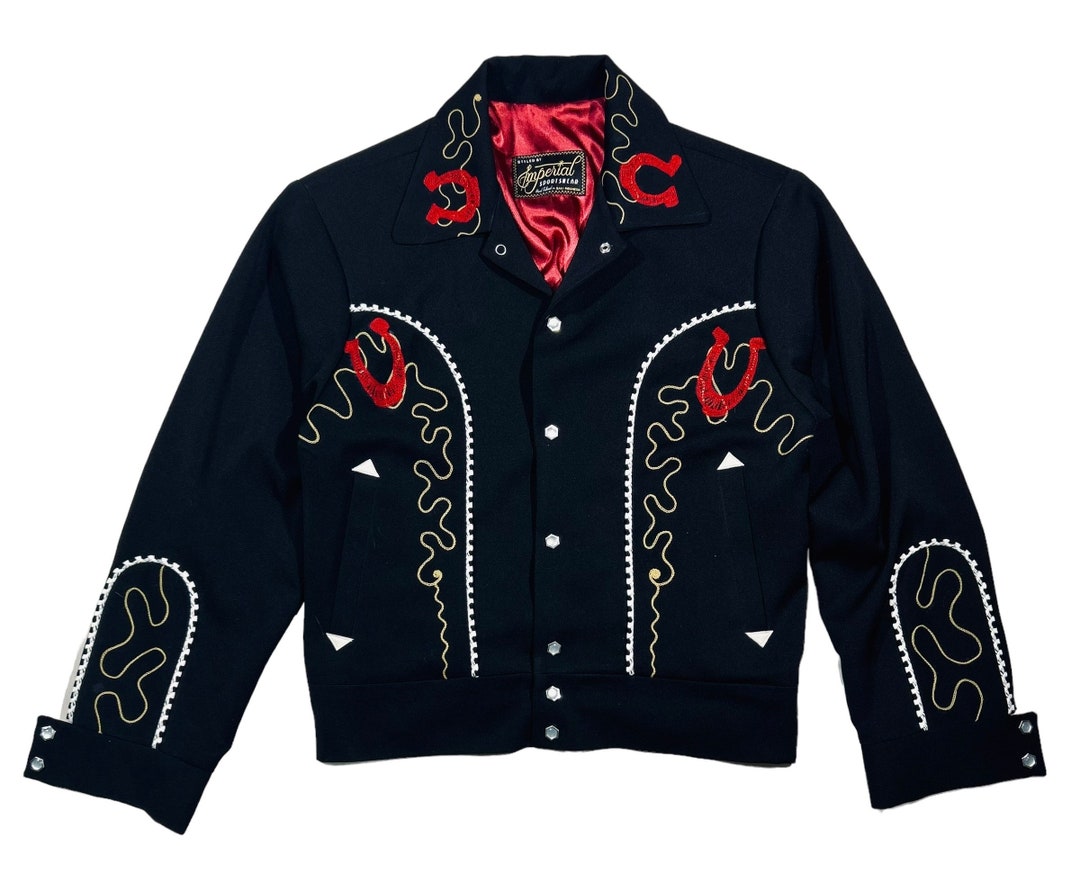 Killer Rockabilly Western Gab Jacket Embroidery Imperial - Etsy