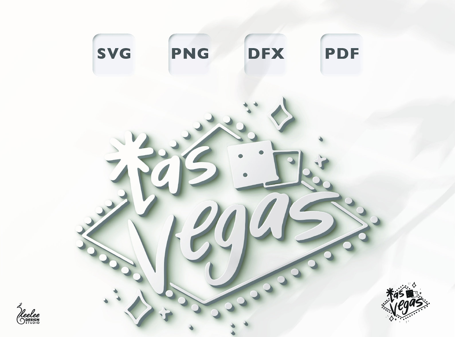 Las Vegas Text SVG | Digital Download in Svg, Dxf, Png, Pdf | Las Vegas ...