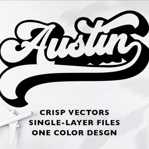 Austin Text SVG | Digital Download in Svg, Dxf, Png, Pdf | Austin ...