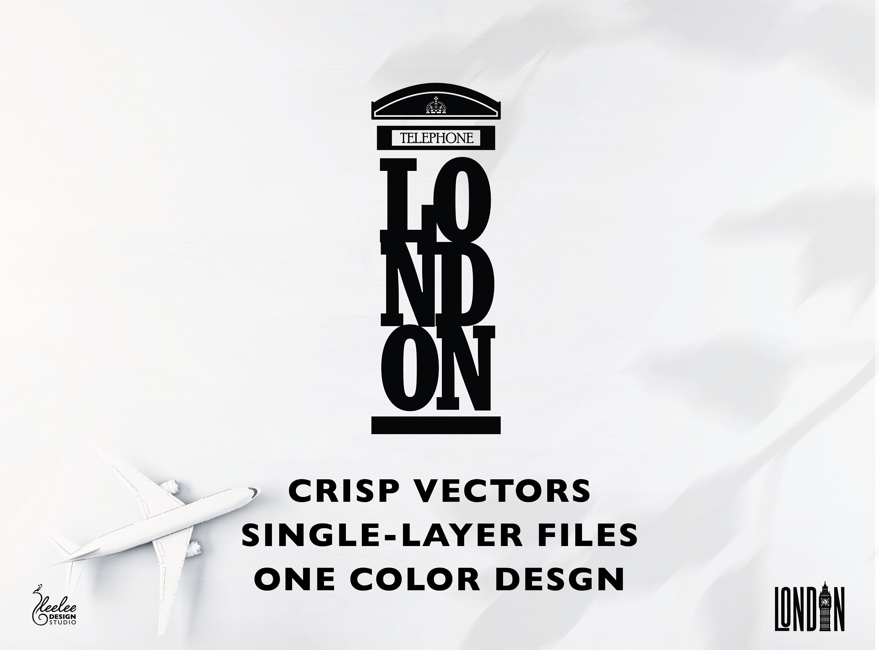 London Text SVG Big Ben SVG Digital Download in Svg, Dxf, Png, Pdf ...