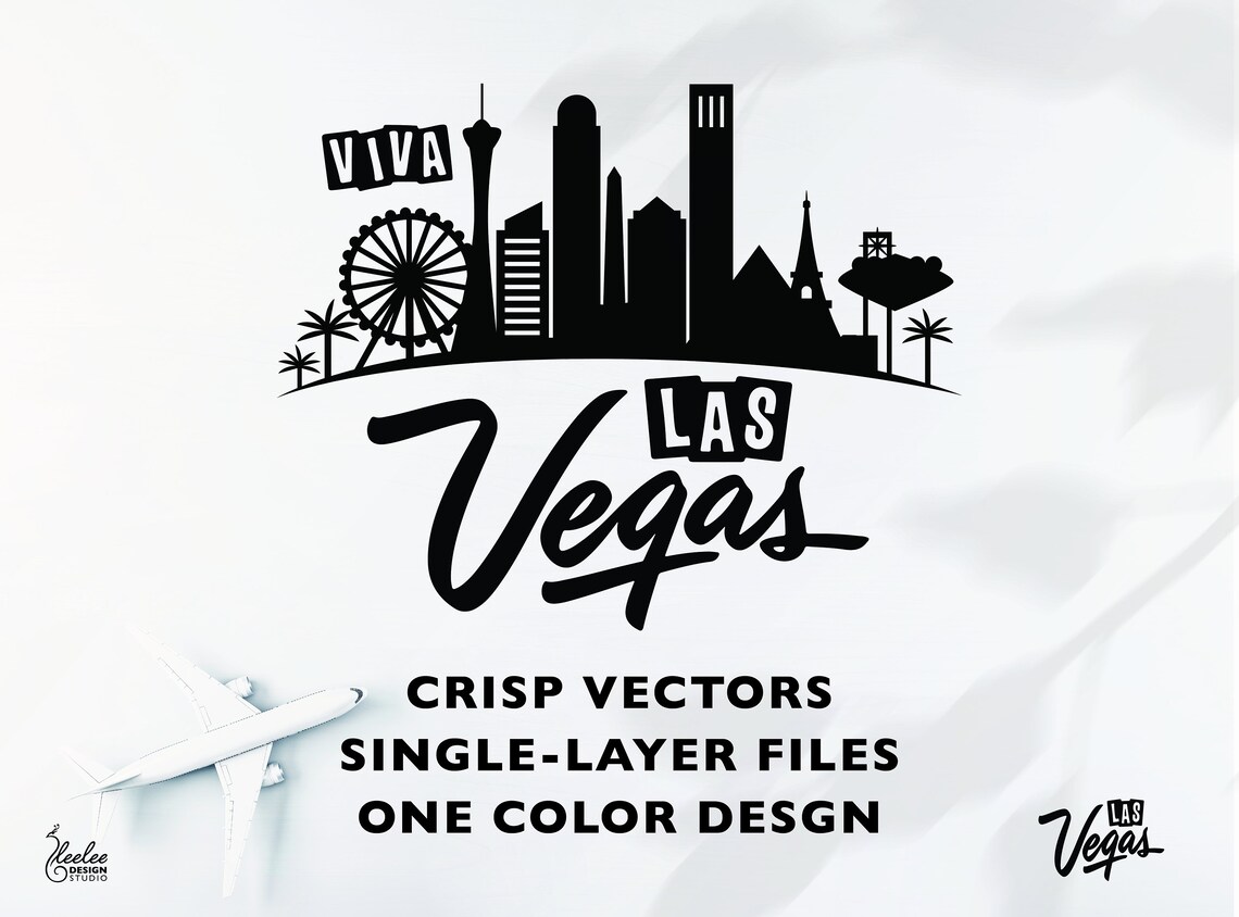 Las Vegas Text SVG | Digital Download in Svg, Dxf, Png, Pdf | Las Vegas ...
