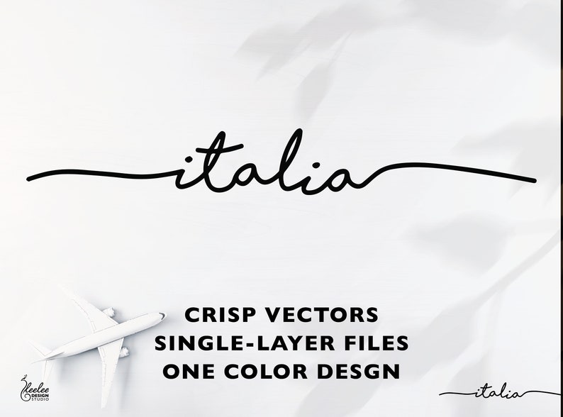 Italy Text SVG | Italia Script | Digital Download in Svg, Dxf, Png, Pdf ...