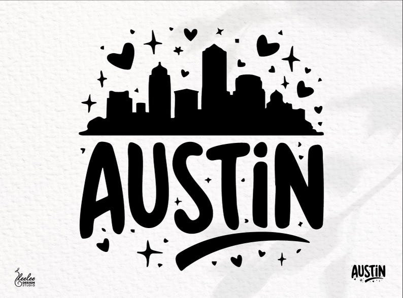 Austin Text SVG | Digital Download in Svg, Dxf, Png, Pdf | Austin ...