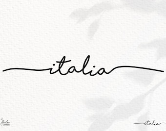 Italia Text SVG | Italia Retro Digital Download in Svg, Dxf, Png, Pdf ...