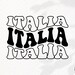 Italia Text SVG | Italia Retro Digital Download in Svg, Dxf, Png, Pdf ...
