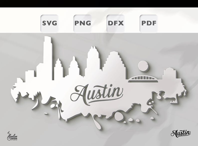 Austin Text SVG Digital Download in Svg, Dxf, Png, Pdf Austin Travel ...