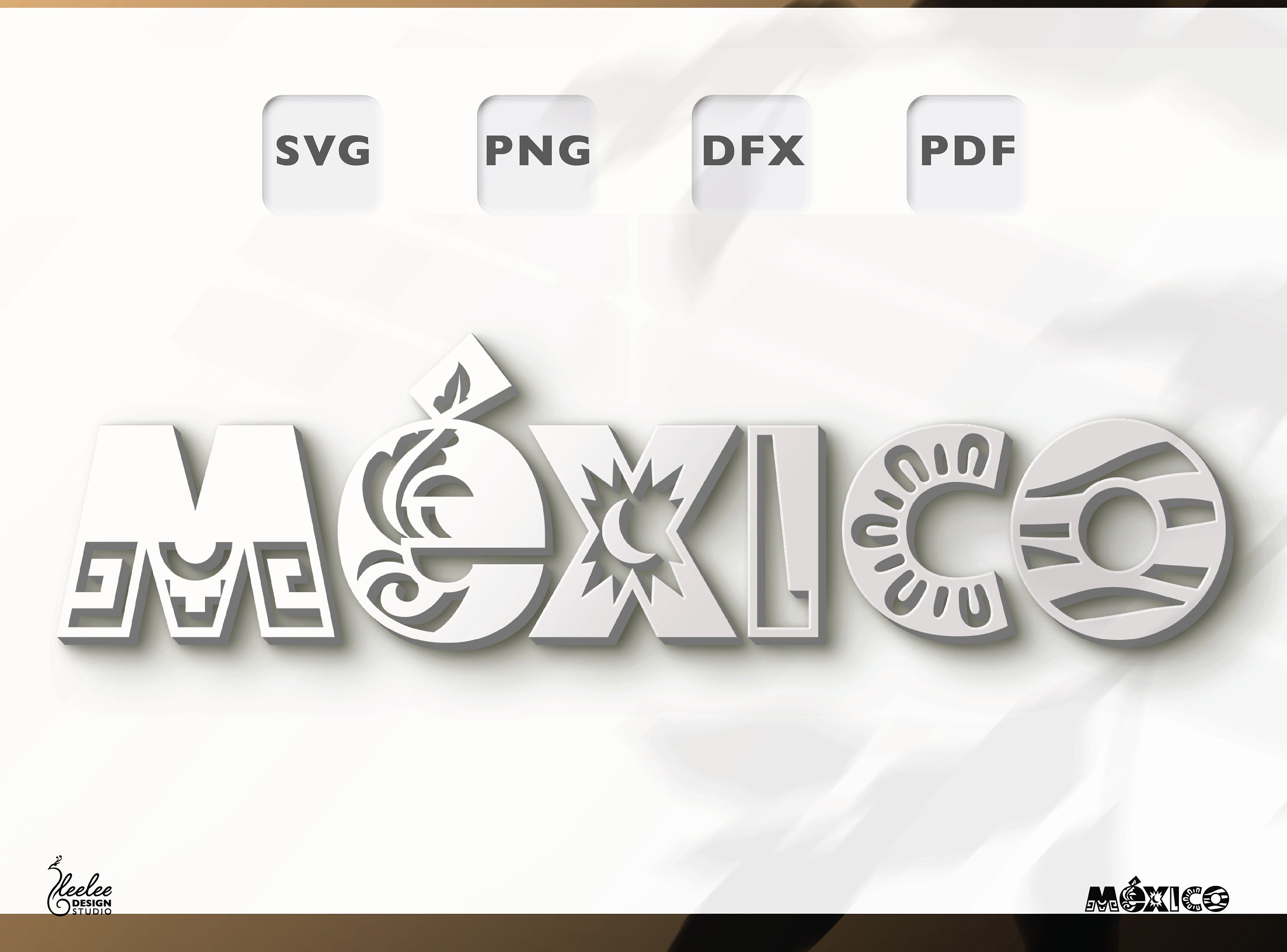 Mexico Text SVG | Digital Download in Svg, Dxf, Png, Pdf | Mexico ...