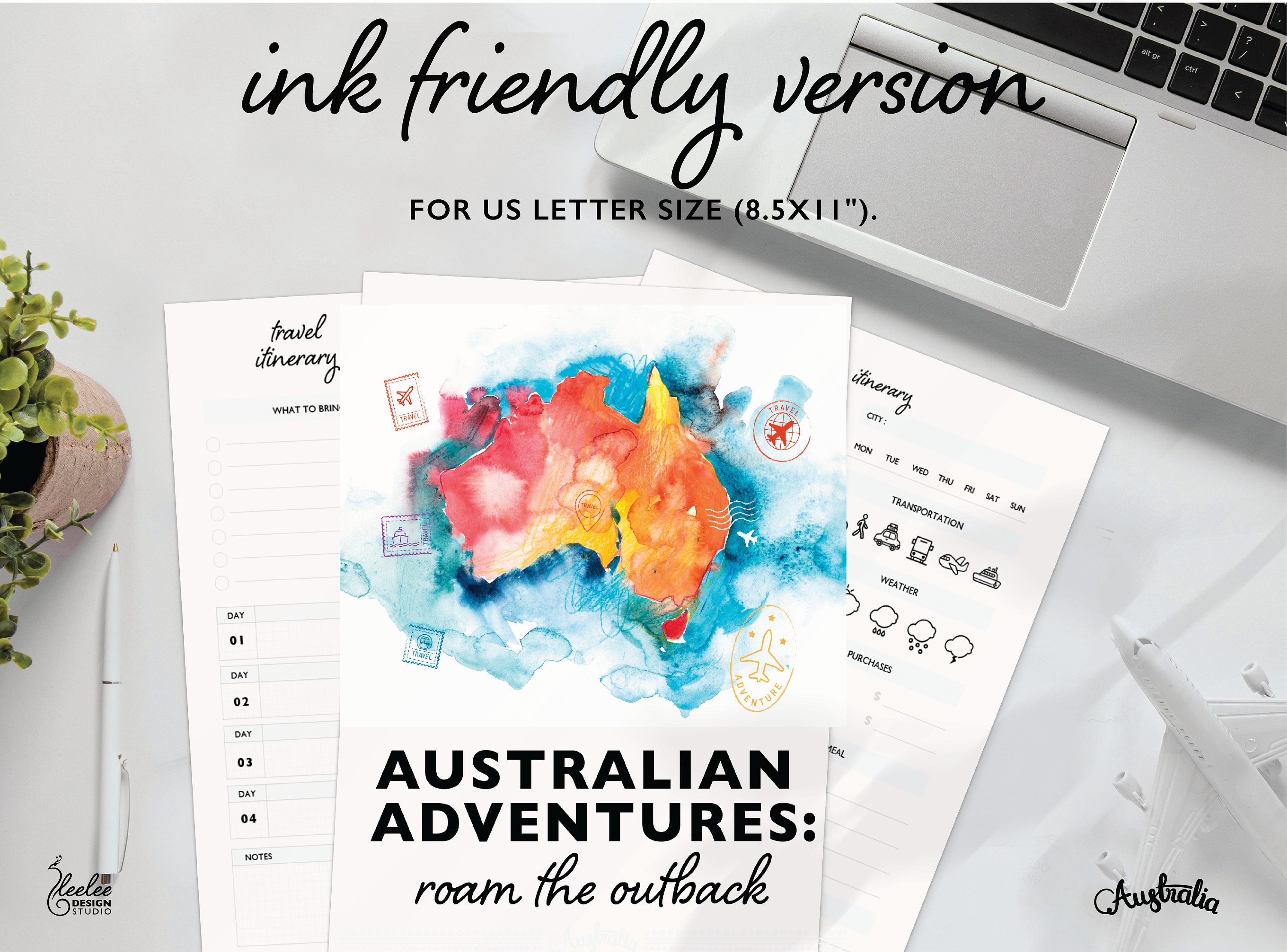 Travel Itinerary | Australia Travel Planner | Printable Travel Guide ...