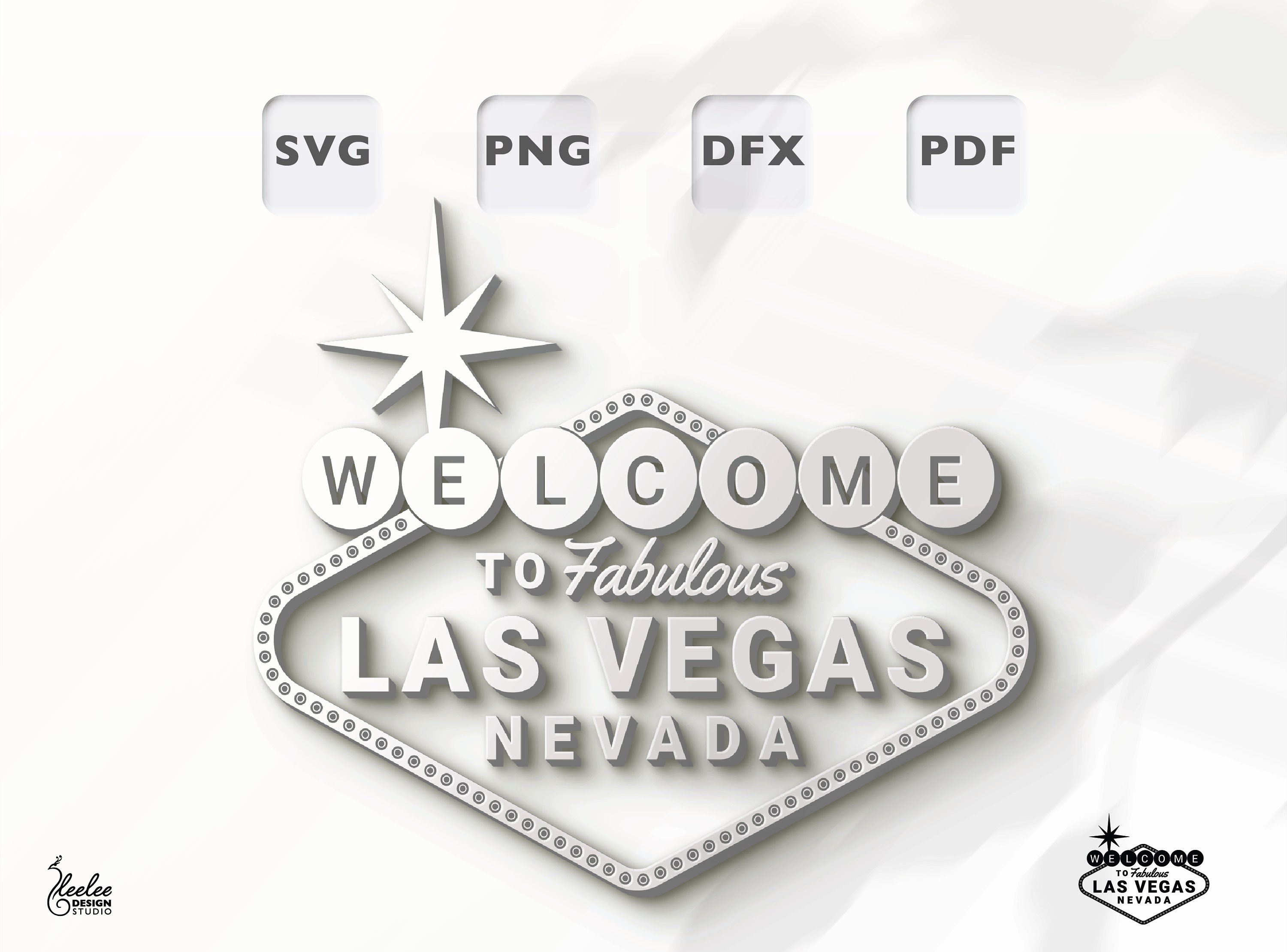 Las Vegas Text SVG | Digital Download in Svg, Dxf, Png, Pdf | Las Vegas ...