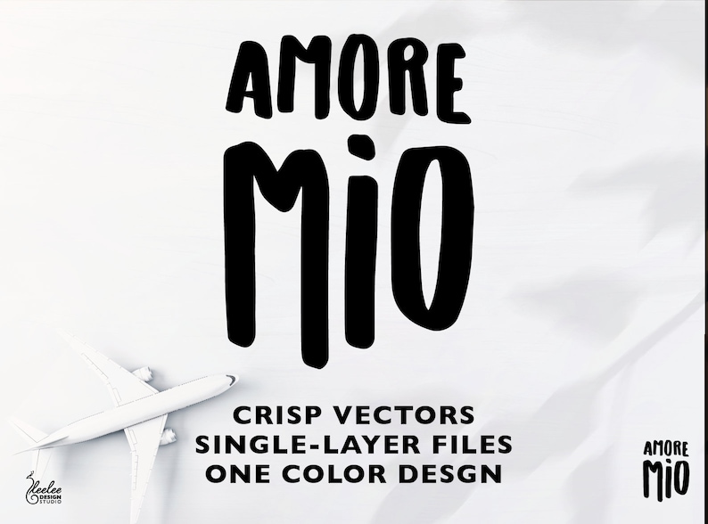 Amore Mio SVG | Italia Typography | Italy Travel Mark | Digital ...