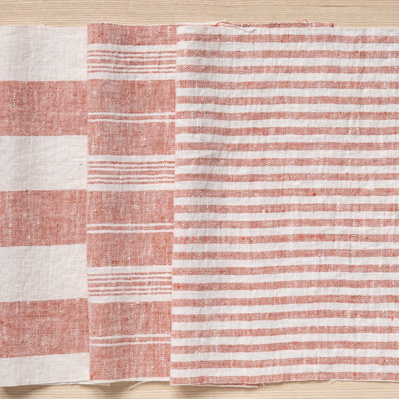 Striped Linen Fabric - Etsy