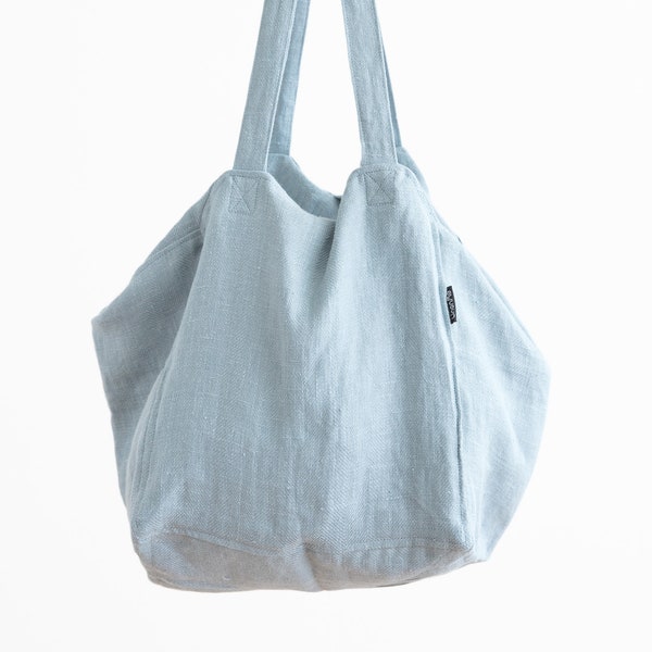 Linen Shoulder Bag - Etsy