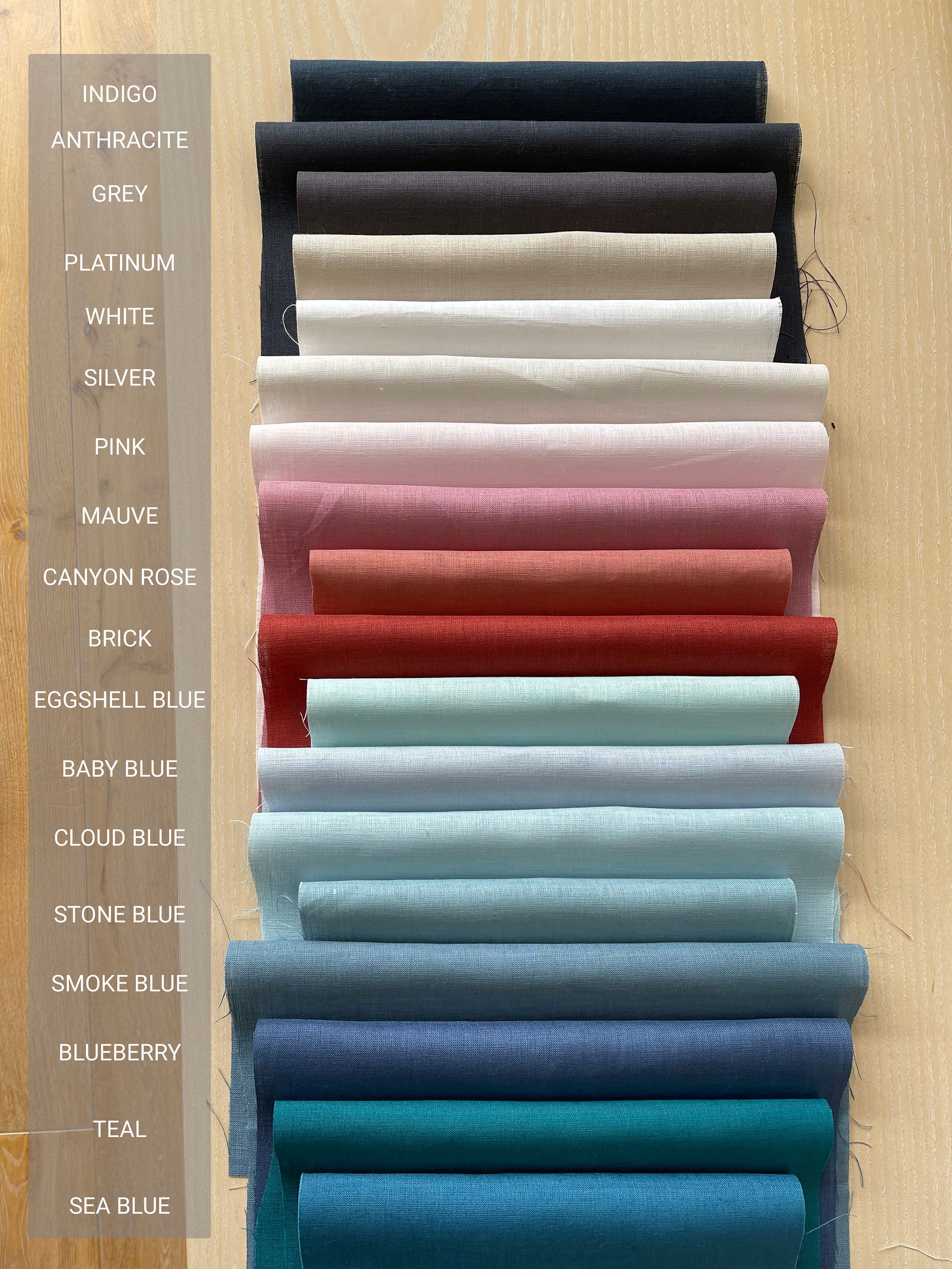 Light Weight Linen Fabric by the Yard or Meter. Width 150cm / - Etsy