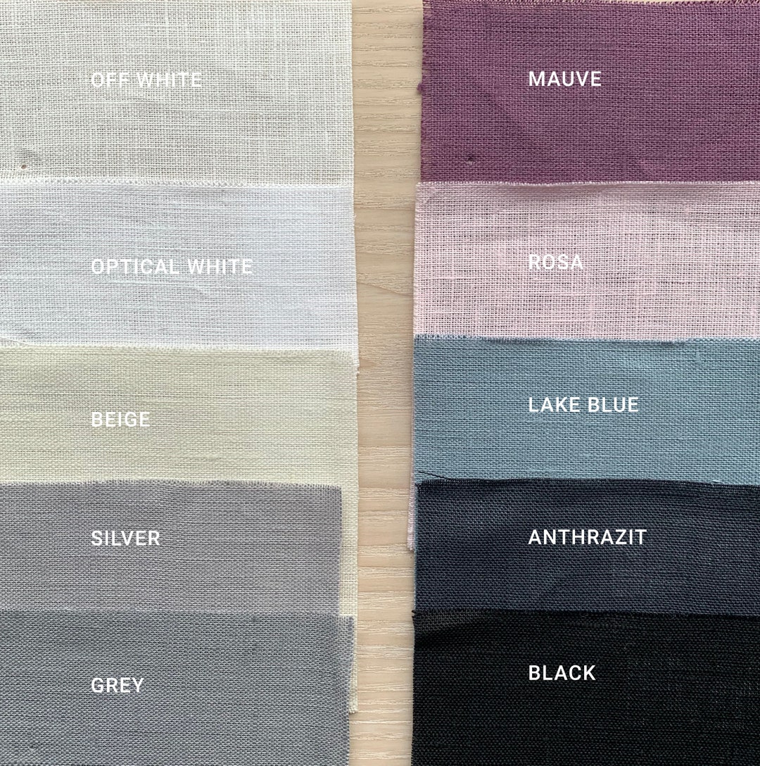 Linen Fabric by the Yard or Meter. Width 150cm / 59. Any - Etsy