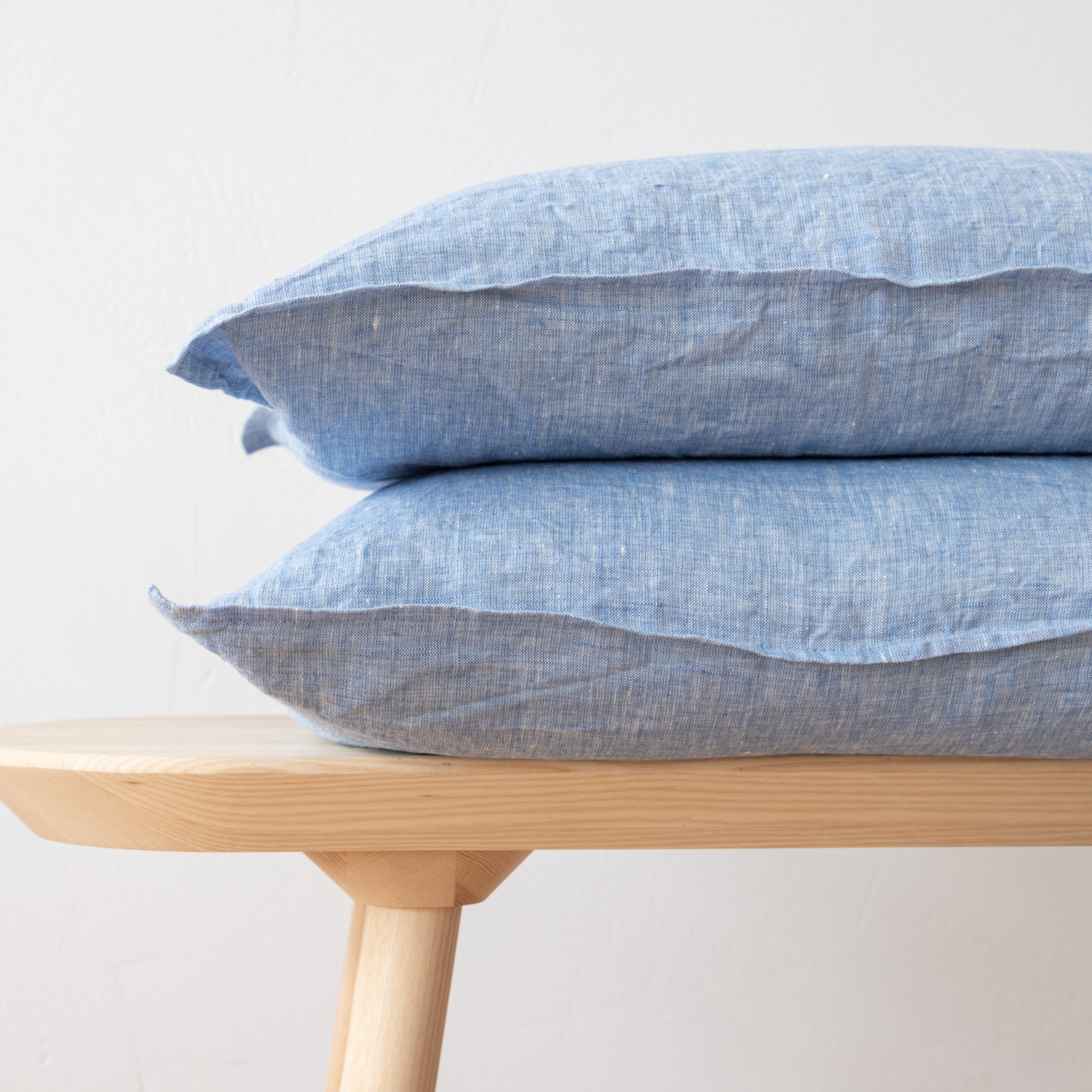 Washed Linen Pillow Case With Flap. Standard, Queen, King, Body, Euro ...