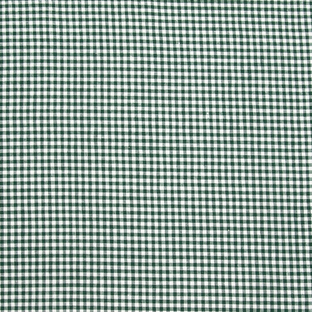 Green Check Linen Fabric by the Yard or Meter, Gingham Linen Fabric ...