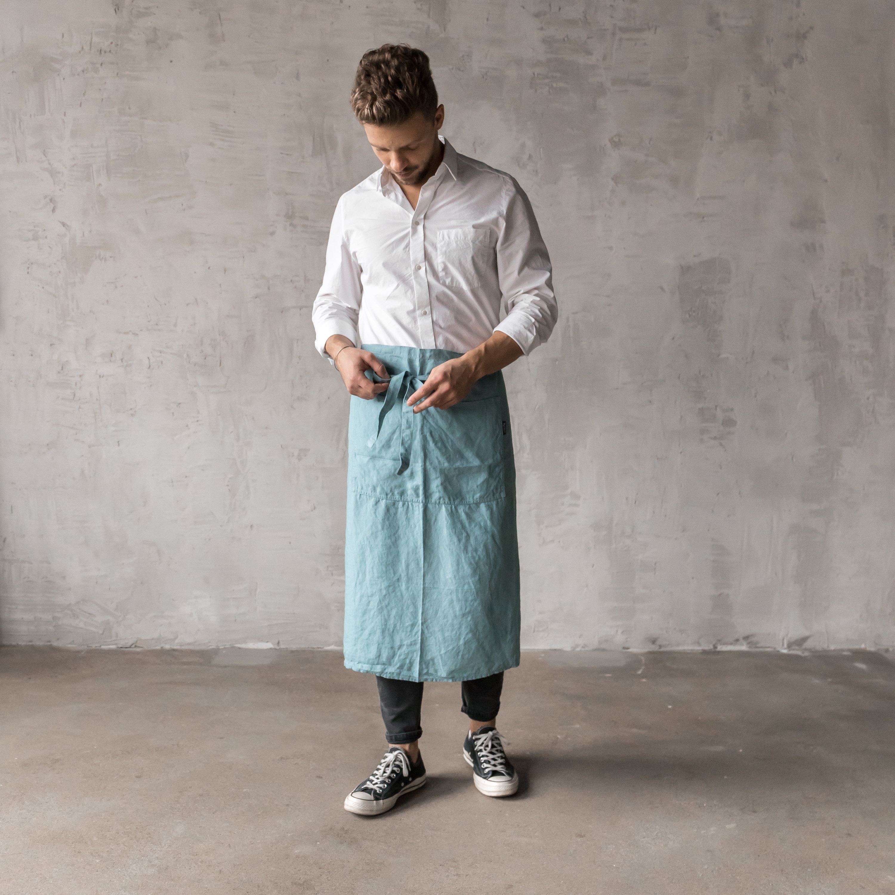 Linen Chef's APRON FOR MEN Various Colors. Gardening Linen - Etsy UK