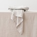 Stone Washed Linen Napkins in Various Colours. Large Size Linen Napkin ...