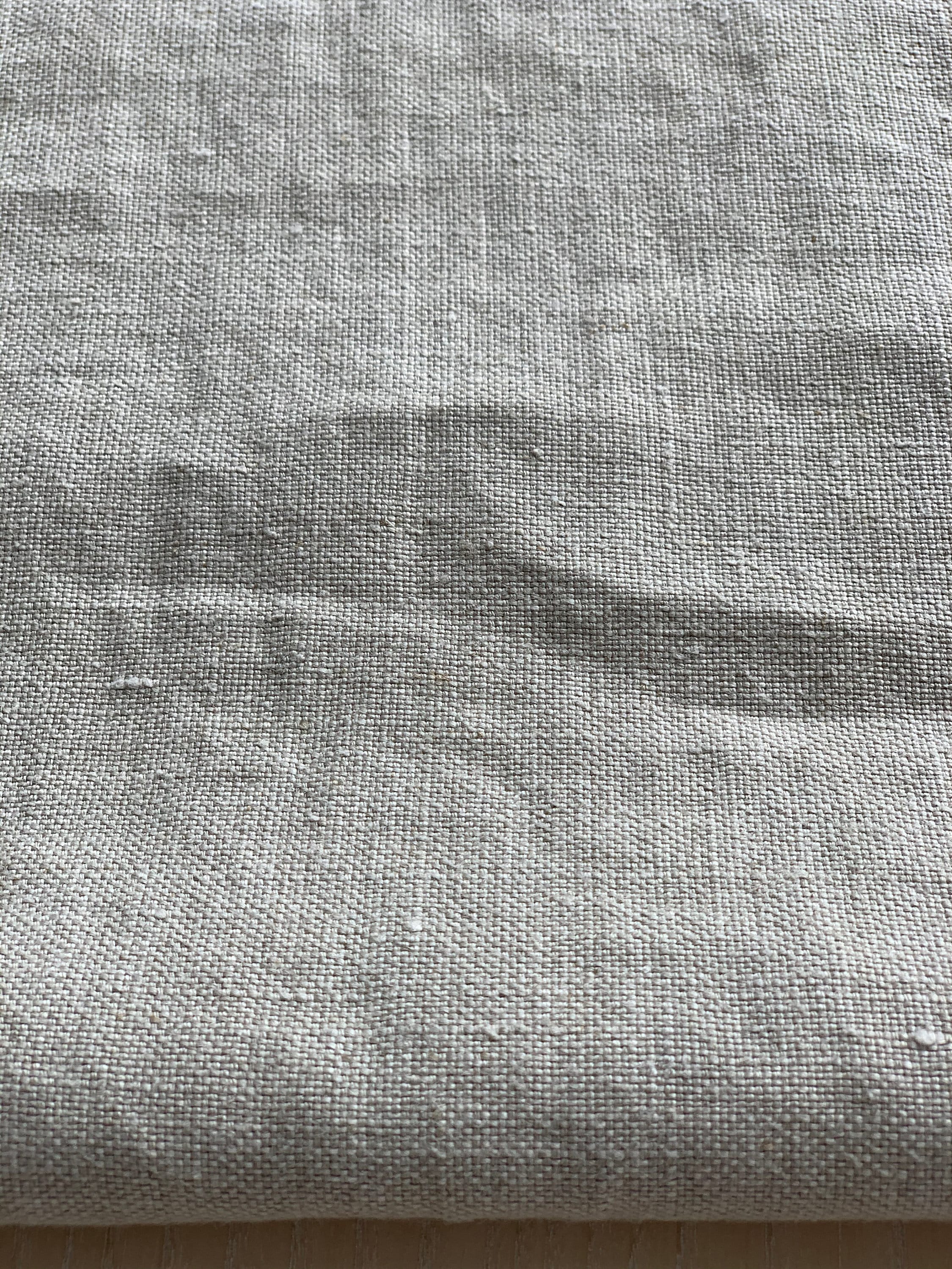 Tissu d'ameublement épais en lin au mètre ou au mètre, lavé. Tissu en ...