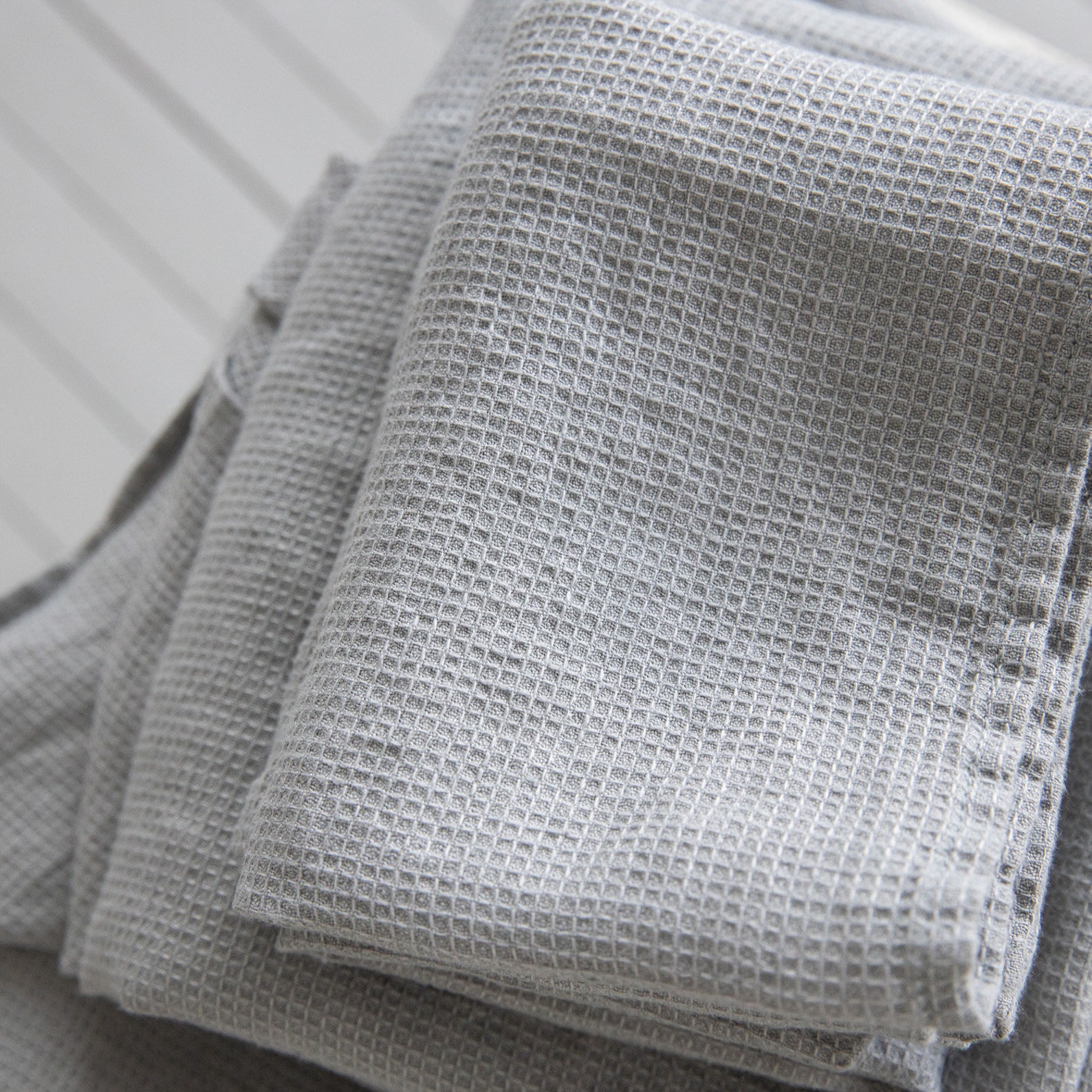 Set of 4 Linen Waffle Wash Cloth, Facial Cloth Various Colours: Also ...