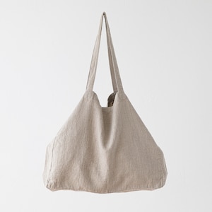 Heavy Linen Bag in Various Colors, Linen Market Bag, Linen Hand Bag ...