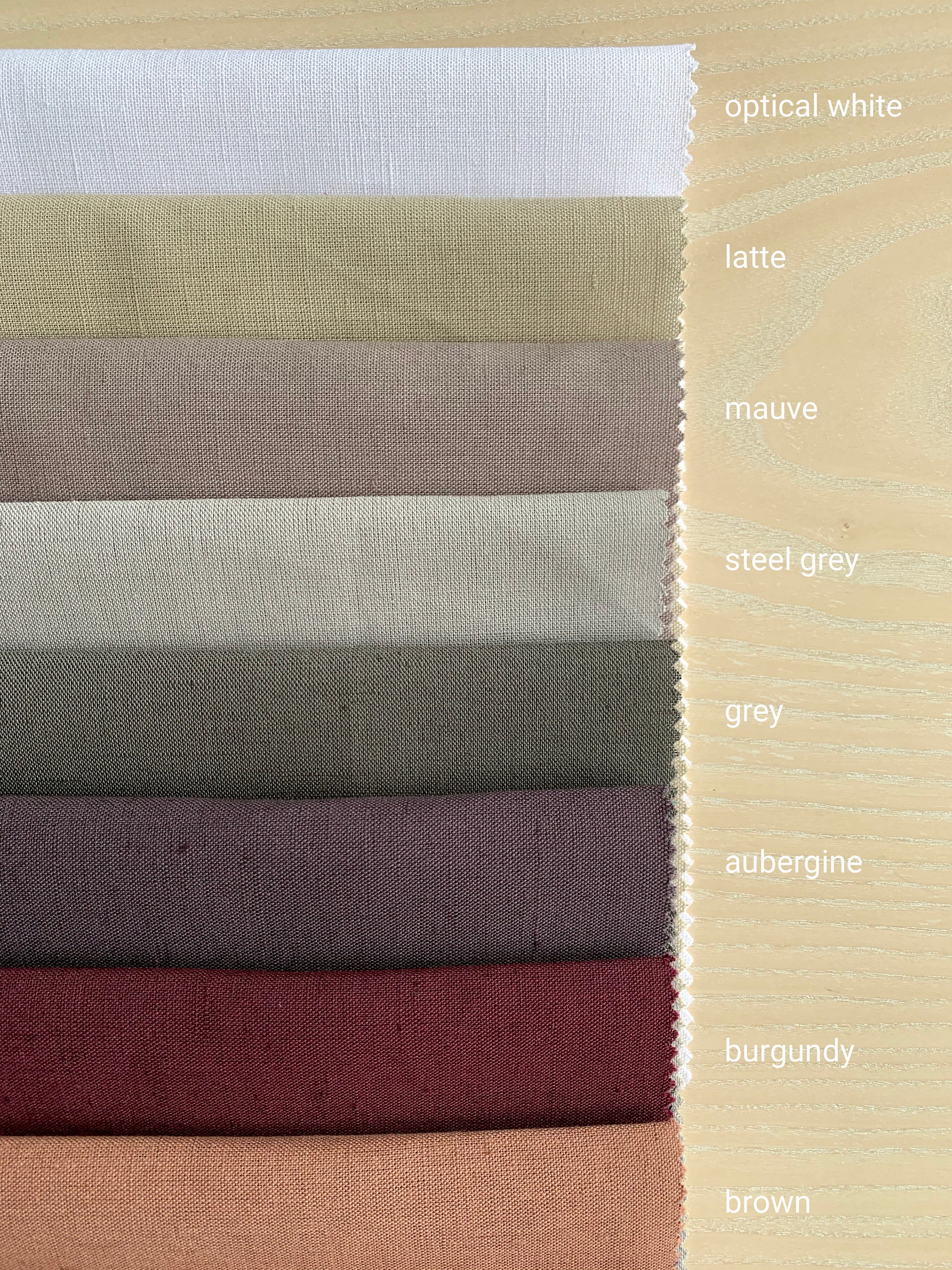 Linen Cotton Blend Fabric by the Yard or Meter Plain Weave. - Etsy