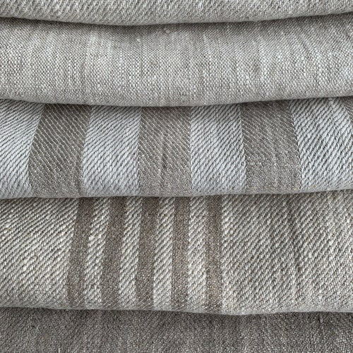 Heavy Weight Linen Fabric by the Yard or Meter in Natural and - Etsy
