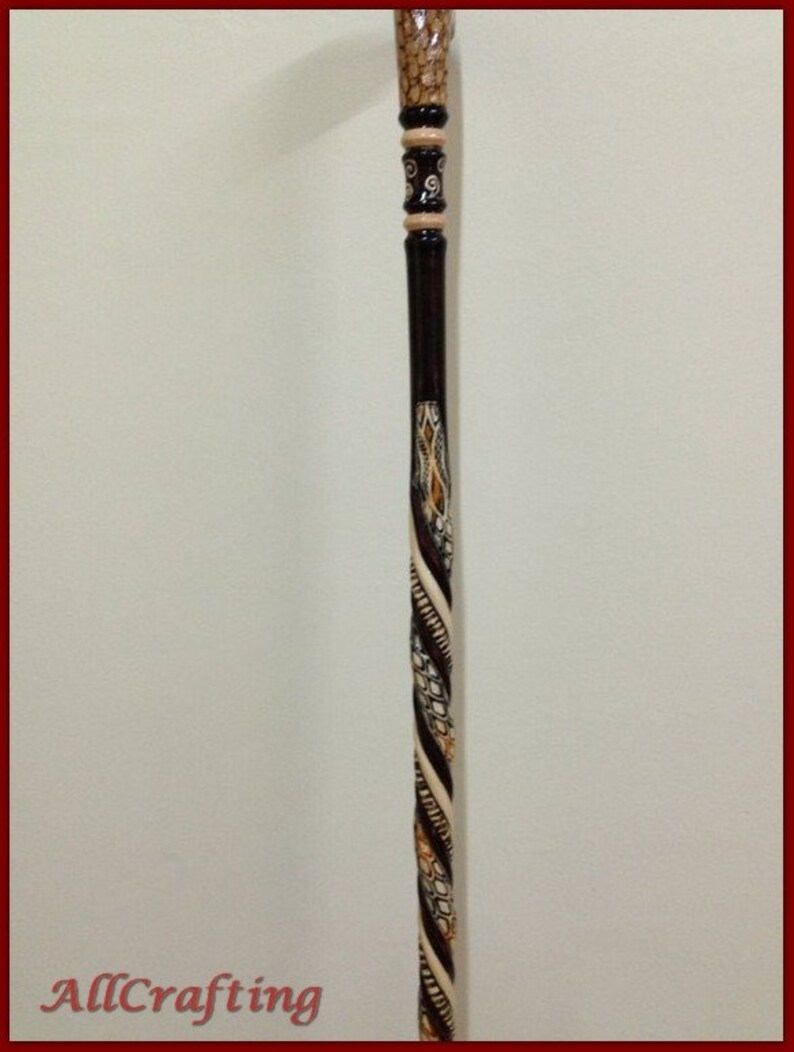 Walking Stick Cane Handmade Wooden Stick High Quality Unique - Etsy