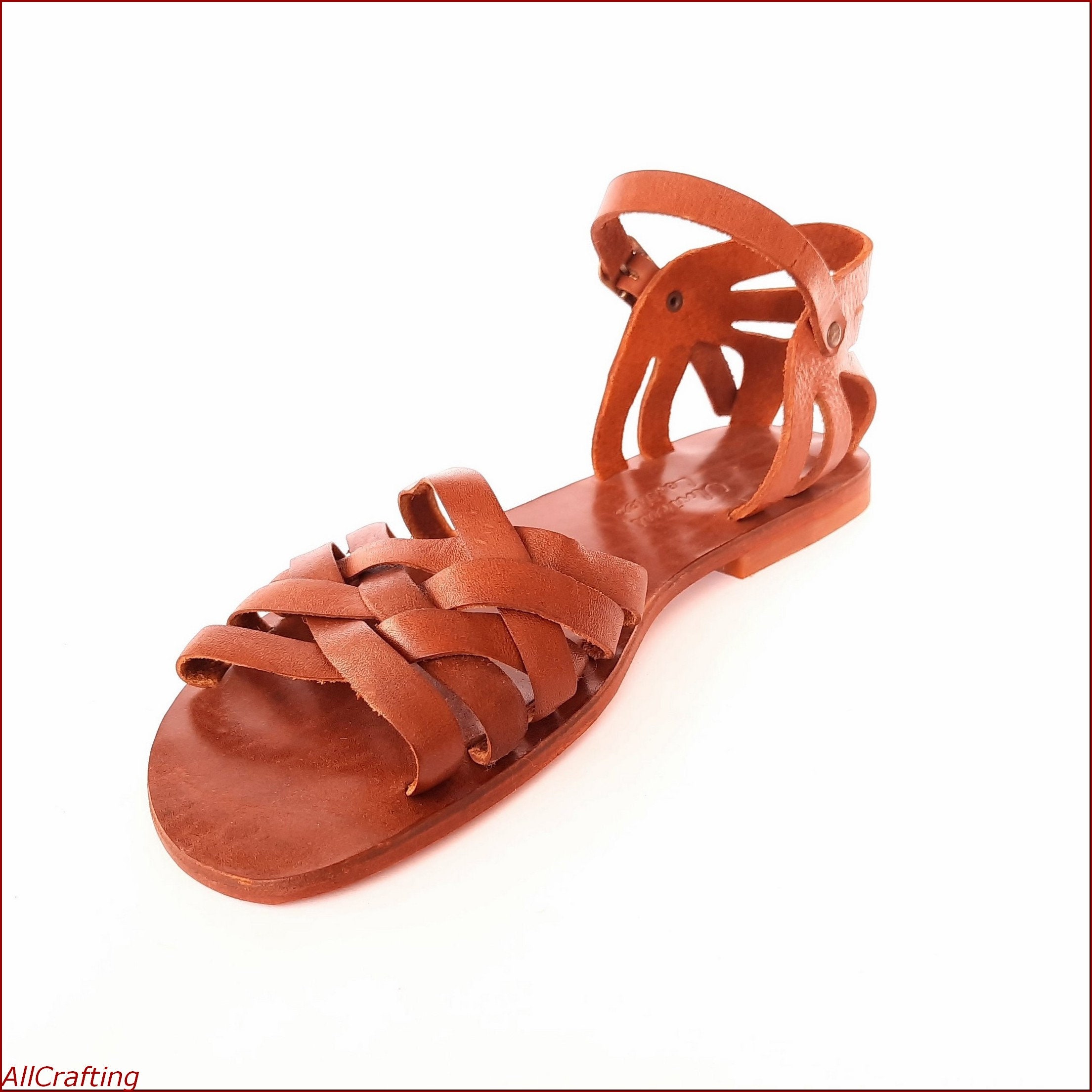 Roman Gladiator Sandals Greek Sandals Elegant Leather Bodrum | Etsy