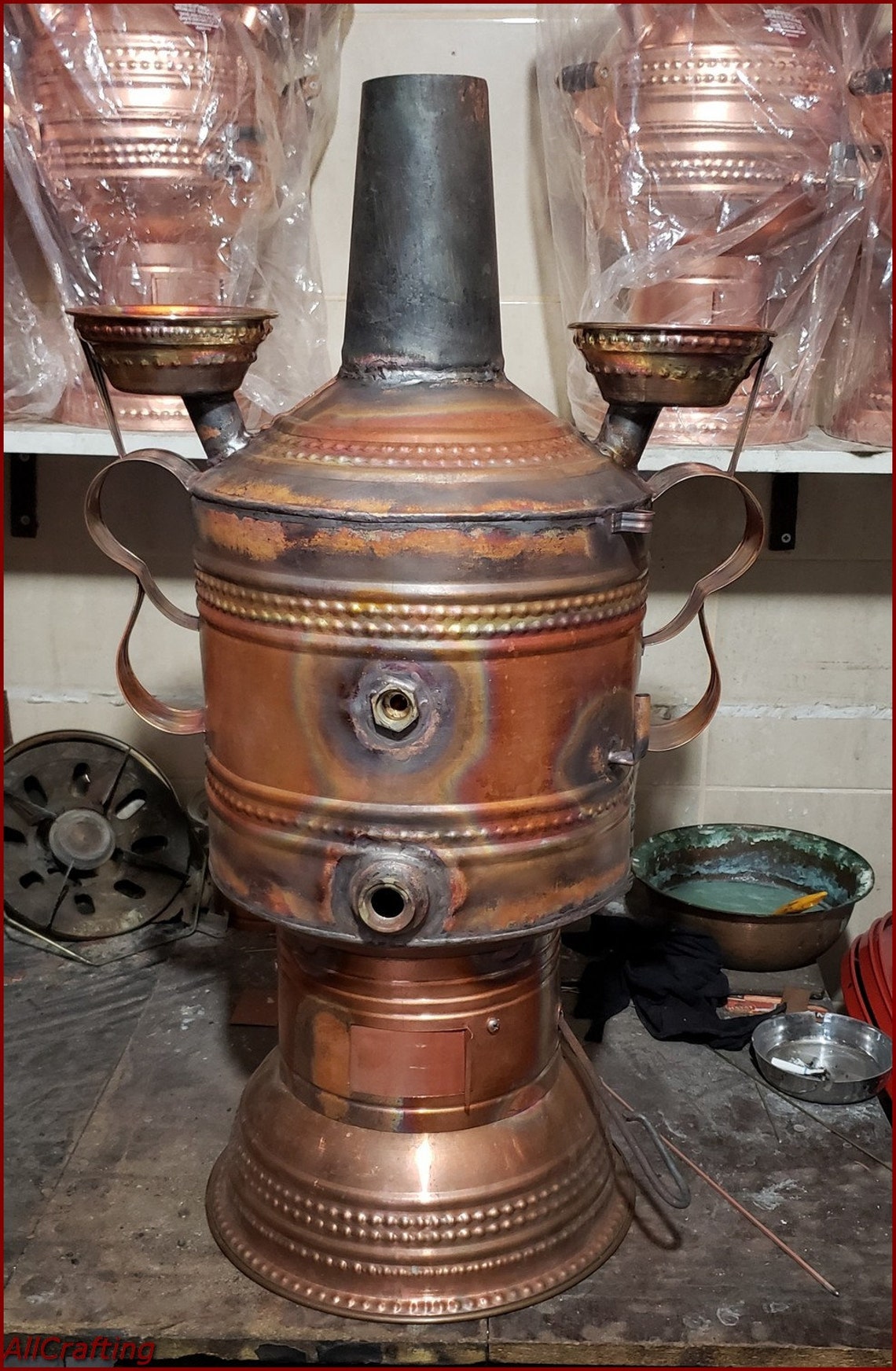 Handmade Copper Tea Pot Turkish Tea Pot Works With Special - Etsy