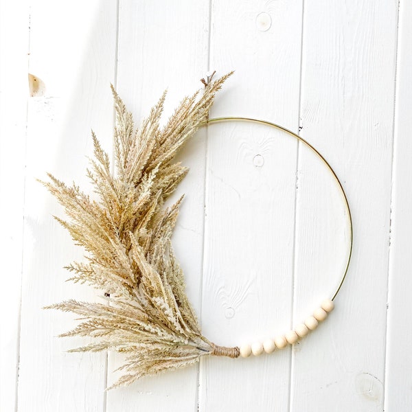 Pampas Wreath - Etsy