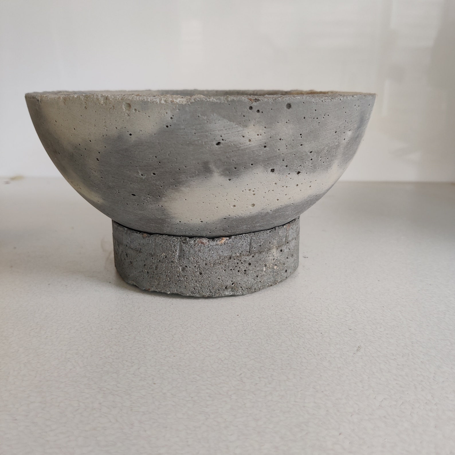 Handmade Half Sphere Concrete Bowl. Cement Planter Bowl. - Etsy